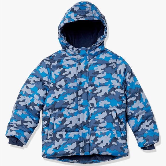 Amazon Essentials | Jackets & Coats | Amazon Essentials Boys Heavyweight Hooded Puffer Jacket ...